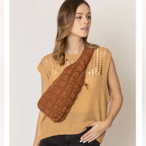 Boutique | Sweaters | 86 Crochet Open Knit Top Cover Up Camel Summer ...